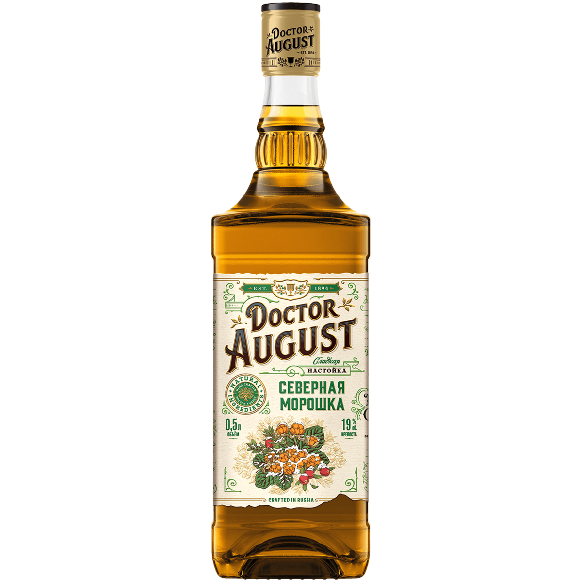 Настойка Doctor August Северная морошка 0,5 л