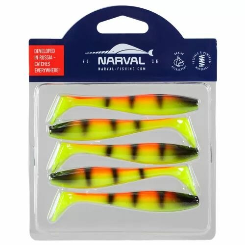 Силиконовая приманка Narval Choppy Tail 10cm #052 5шт.