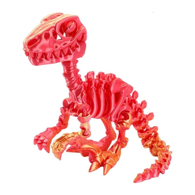 3D-печать: скелет динозавра с гибкими сочленениями, мини - 11