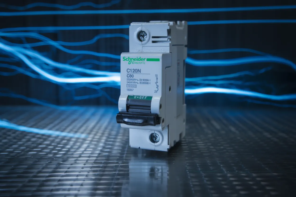 Выключатель автоматический 1П 80А характеристика C 10кА Schneider Electric Acti9 C120N A9N18357