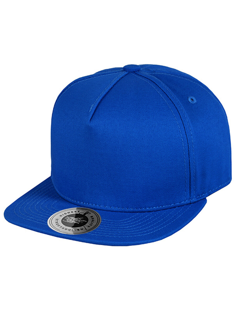 Бейсболка Бейсболка 002-5-1 Пятипанельная однотонная хлопковая для мужчин