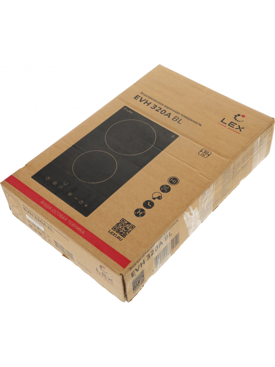 Варочная поверхность электрическая Lex EVH 320A BL черный