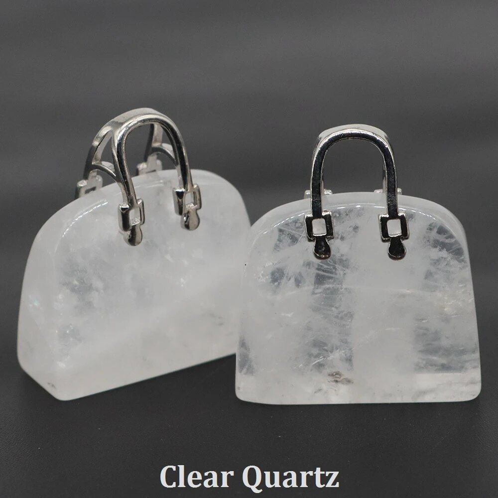 Шармы подвески кристаллы тигровый глаз кварц опал 1PC, Clear Quartz