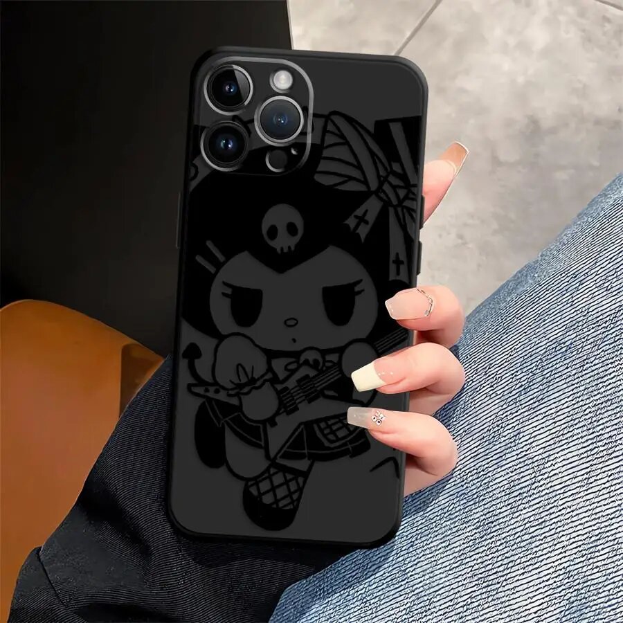 Чехол Sanrio Cute Kuromi Cinnamoroll Из Мягкого ТПУ Для iPhone 7/8/11/12/13/14/15/16/17 iPhone 14