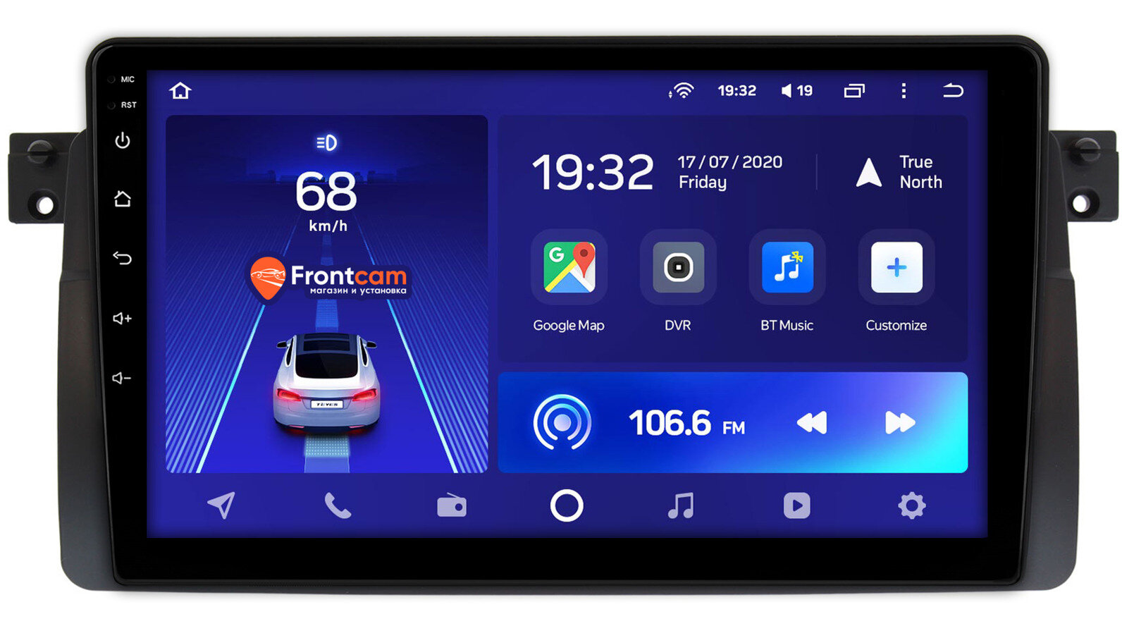 Штатная магнитола Teyes CC2L PLUS 2/32 9" RM-9163 BMW 3 (E46) 1998-2007 Android 8.1 (DSP, IPS, AHD)