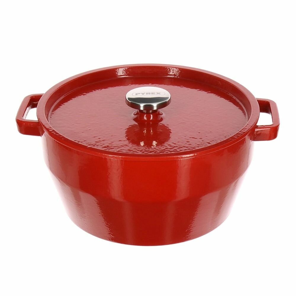 Кастрюля чугунная Pyrex Slow Cook Red 6,3 л