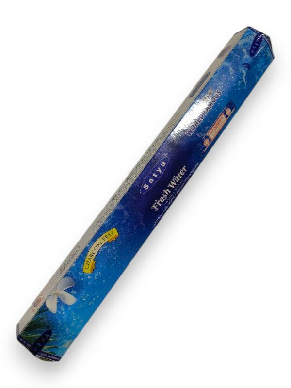 FRESH WATER, Satya (Благовония свежая вода, Сатья), шестигранник, 20 палочек.