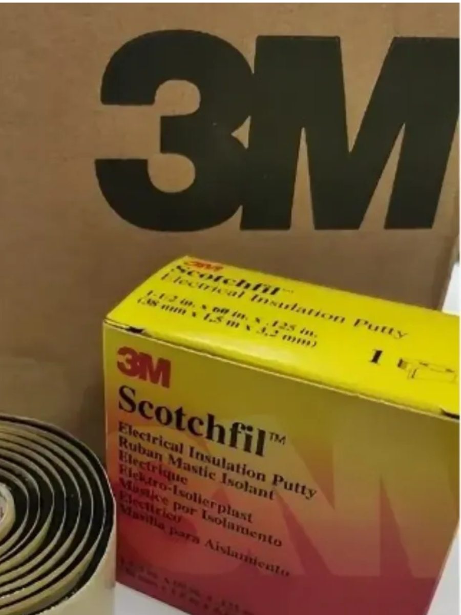 Изолента 3M Scotchfil, электроизоляционная, толщина 3.18мм, ширина 38мм