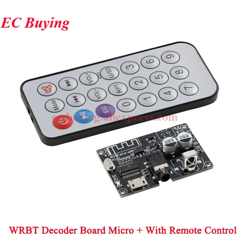 Bluetooth-ресивер XY-WRBT 5.0 для динамиков 2pcs, With Remote Control
