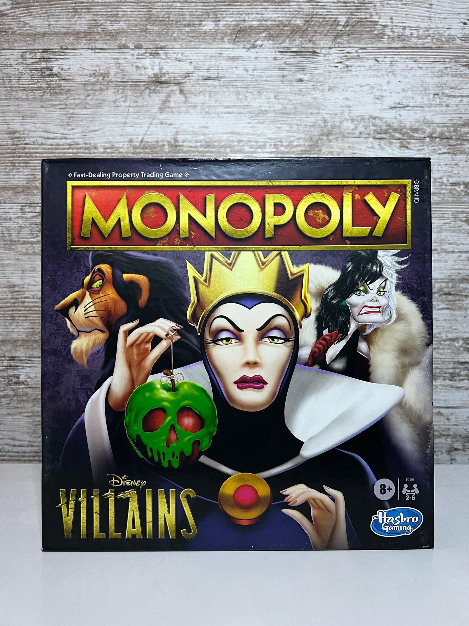 Монополия Дисней, Disney Villains, Minopoly 2-6 игроков, от Hasbro