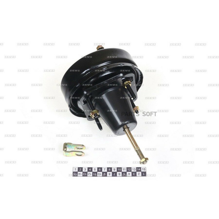 (110) VAC8370 ZEVS Усилитель вакуумный сцепления NPR75/NQR90 ZEVS от официального дистрибьютора, ZEVS, артикул VAC8370