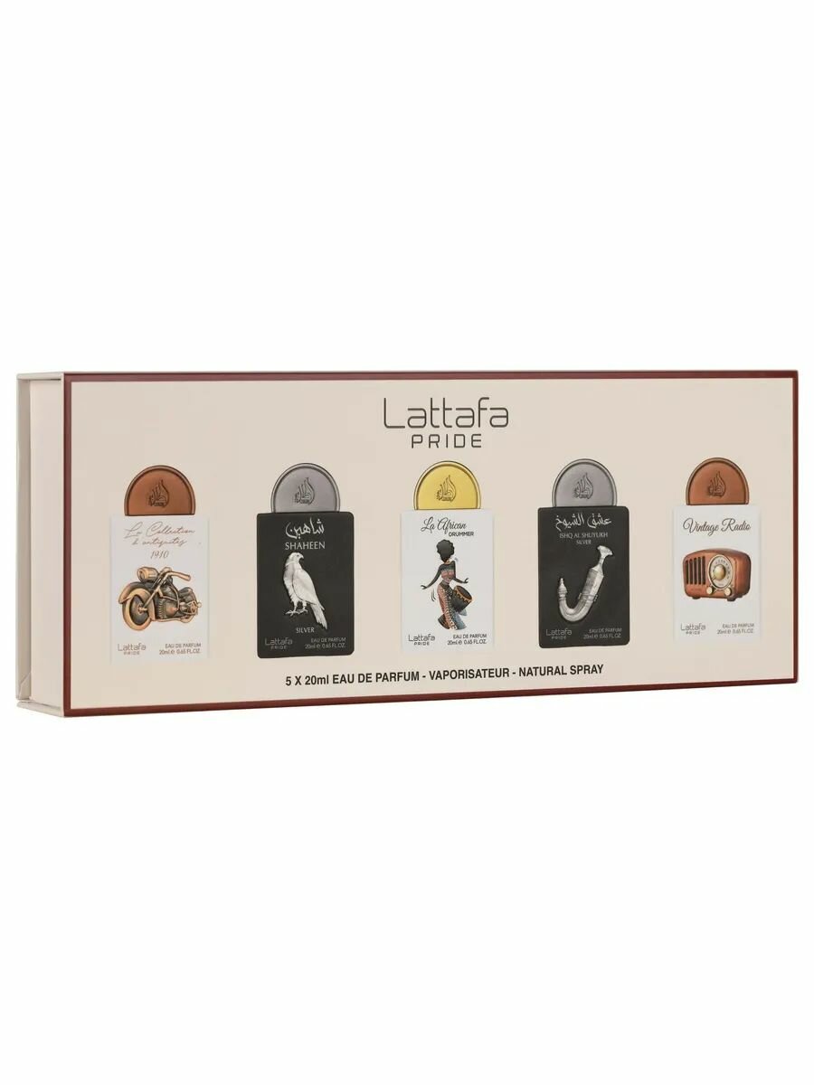 Арабские духи Pride Giftset Collection - 5 шт по 20 мл - парфюмерный набор № 5