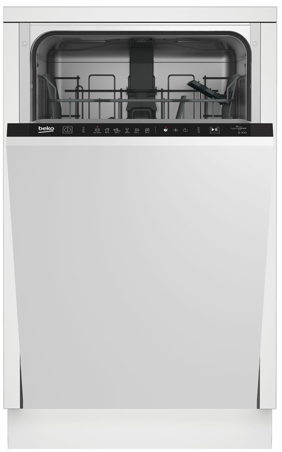 Встраиваемая посудомоечная машина Beko BDIS1SQ021, 6 программ, 10 комплектов