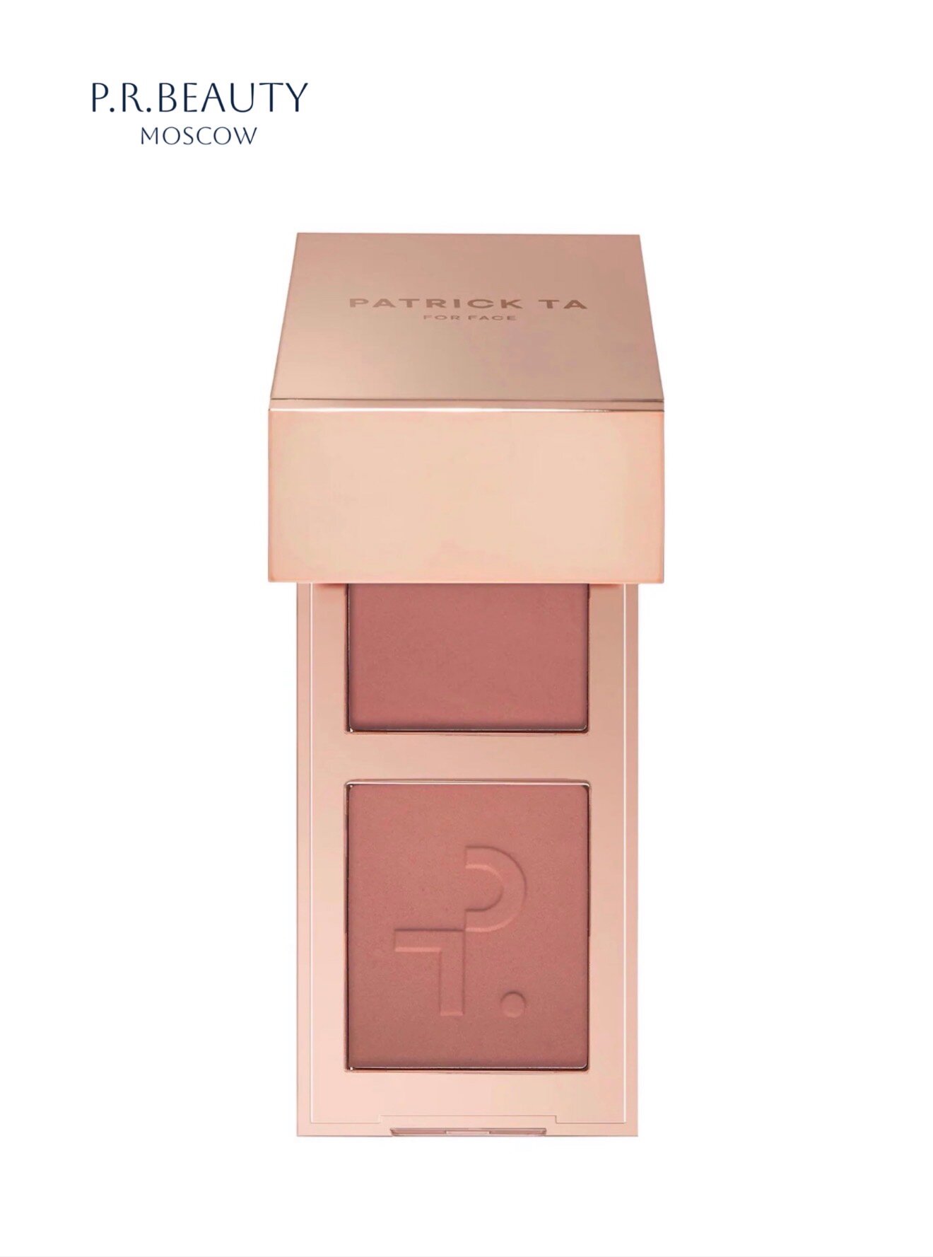 PATRICK TA Mini Double-take Creme and Powder Blush SHE'S SEDUCTIVE Мини Двойные румяна для лица SHE'S SEDUCTIVE