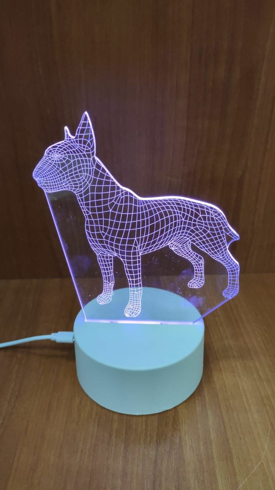 3D Светильник собака — фото 1