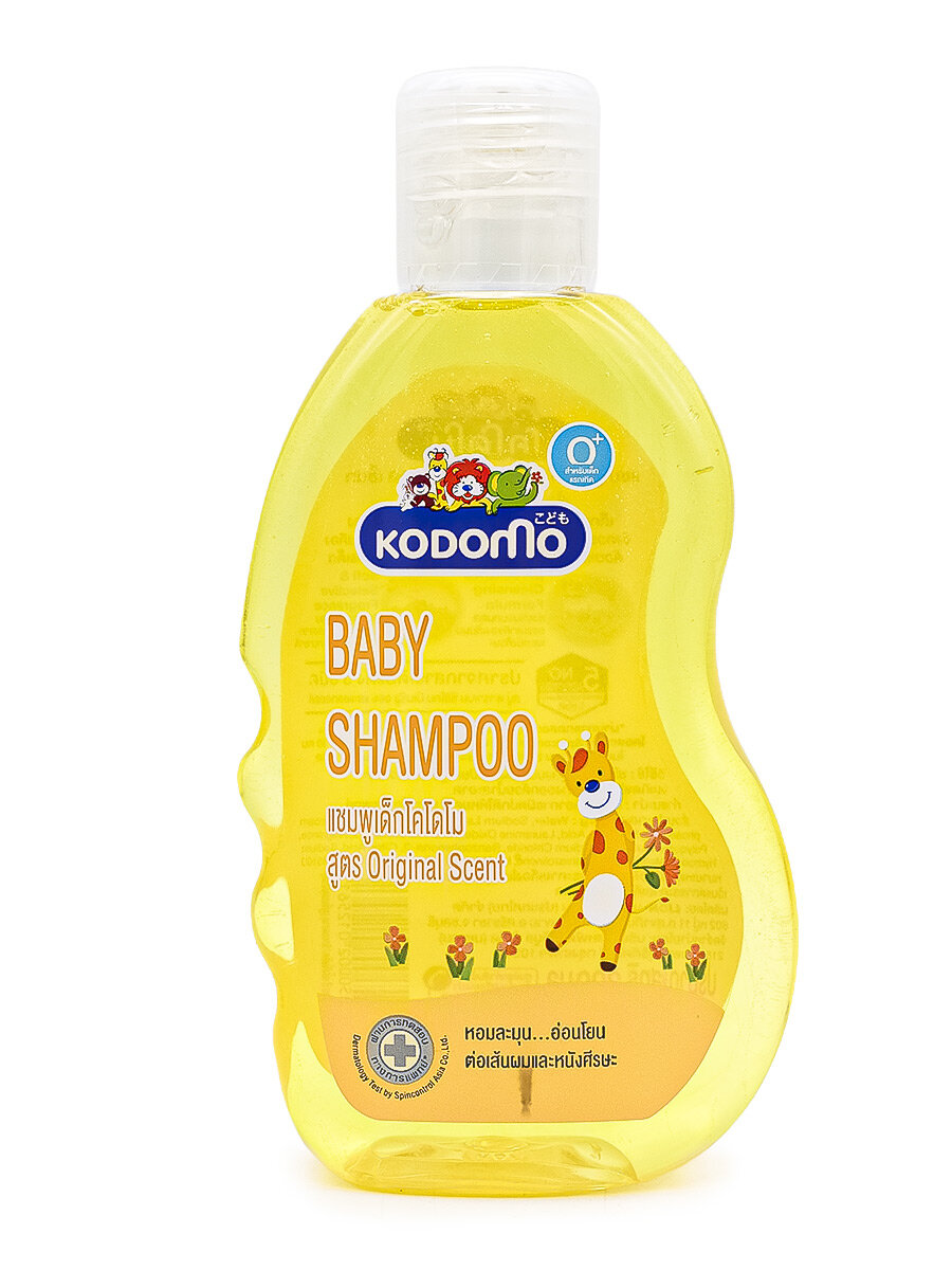 LION Шампунь детский с 0+ лет для волос и тела оригинальный Kodomo, 200 мл