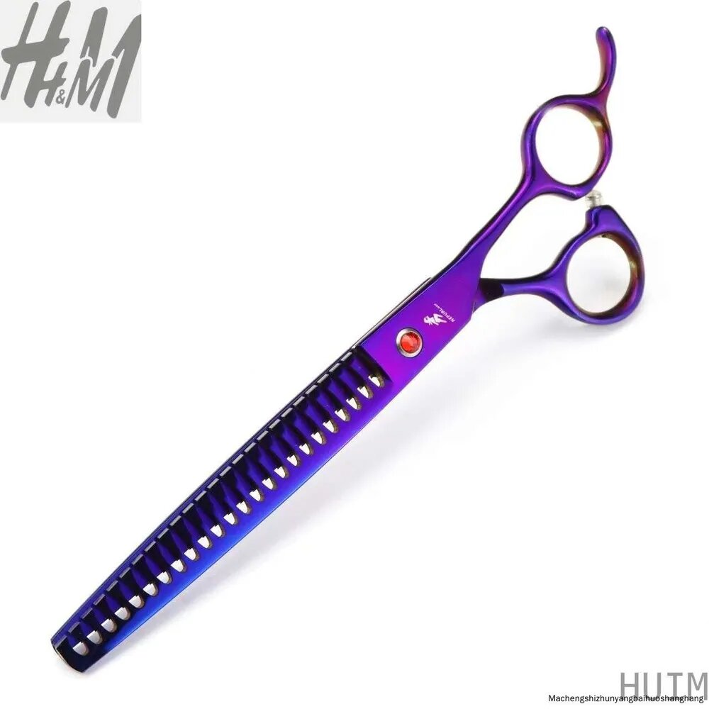 Ножницы для груминга KOMONDOR Violet KV-021, 7 дюймов филировочные