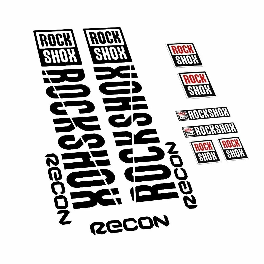 Совместимые наклейки, вилки для наклеек ROCK SHOX RECON, aufkleber