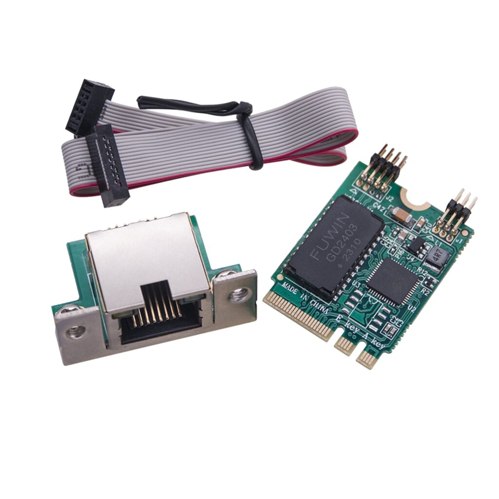 M.2 A + E 2.5G Ethernet-Адаптер 2.5G/1G/100M Гигабитная Сетевая карта M.2 8125B