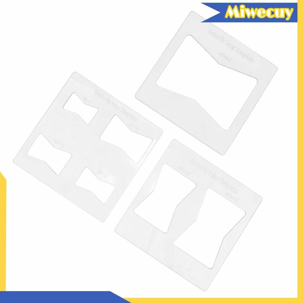 Шаблон инкрустации бабочки 6x6 дюймов, легкий в использовании, для столярных работ