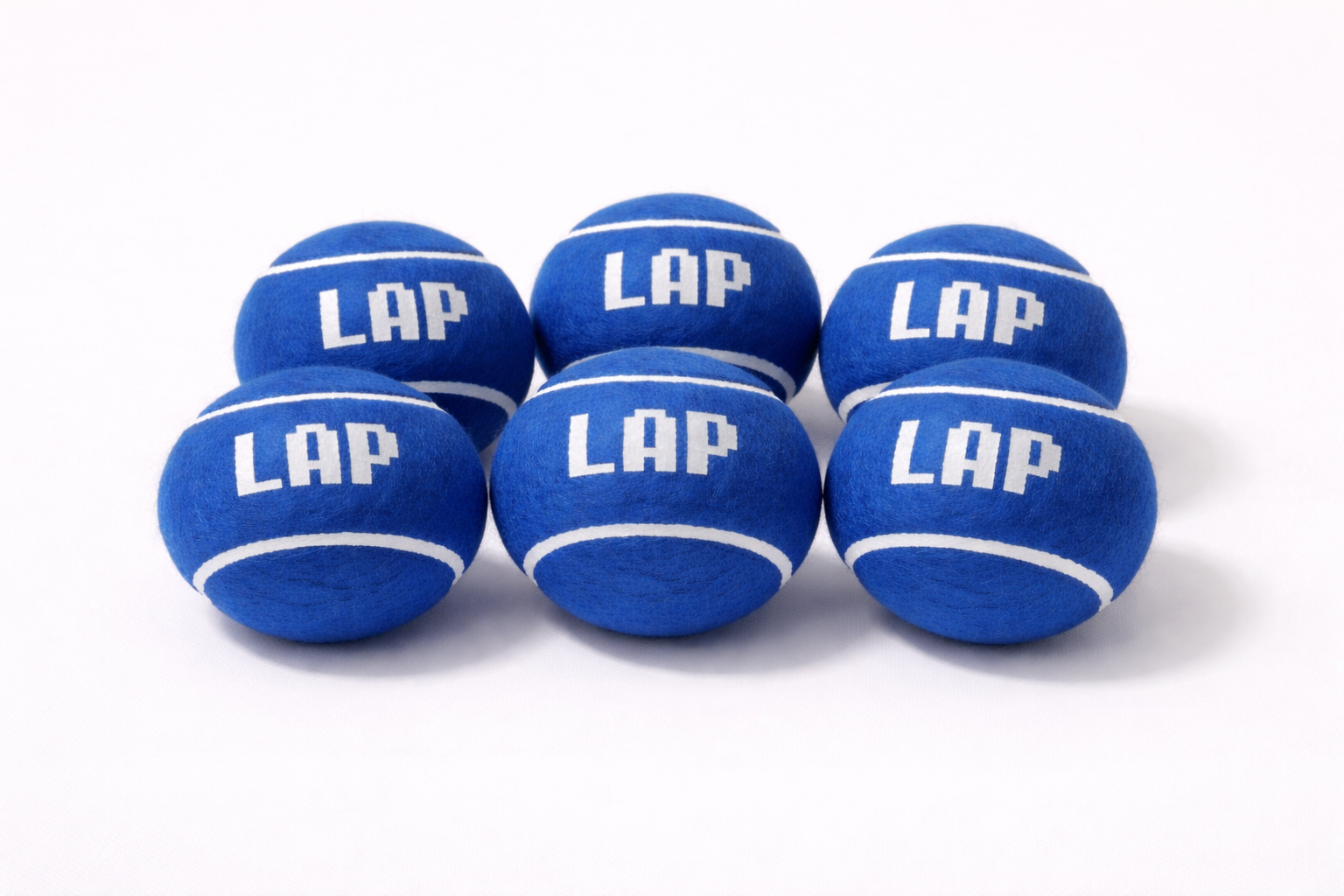 Мяч для лапты/ Комплект мячей для игры в лапту, теннис, шесть мячей диаметр 6,5см; мяч синий LAP