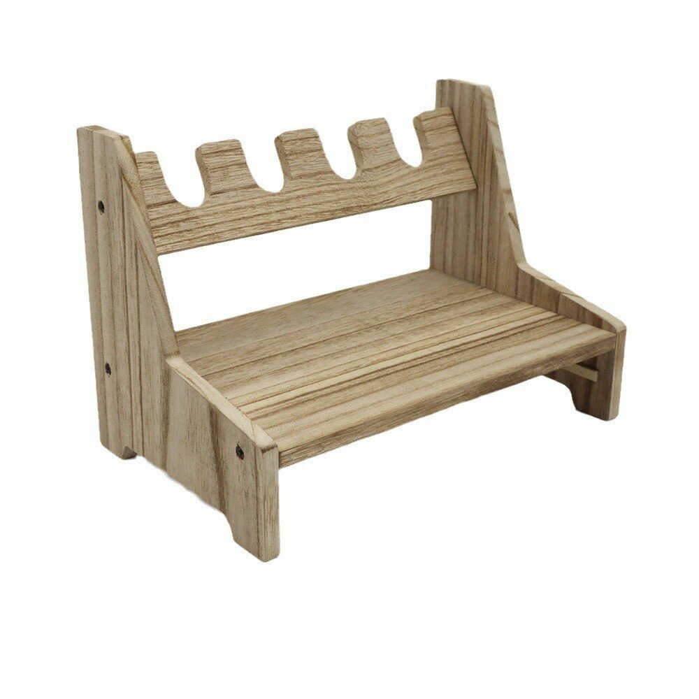 Стойка для пистолета из массива дерева, прочная металлическая стойка для оружия, подходит для обеспечения безопасности оружия, аксессуары для оружейного шкафа, органайзер для хранения пистолетов.