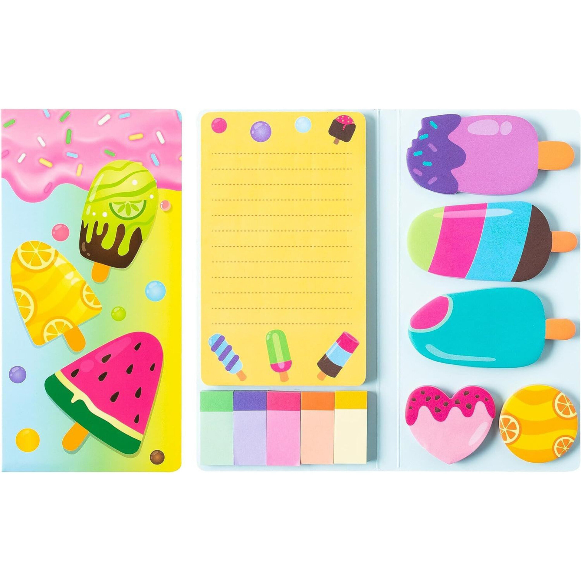 Разнообразные стили уникальных комбинированных стикеров, креативные и простые блокноты для сообщений с мультяшными рисунками, многоразовые стикеры и блокноты для записей.