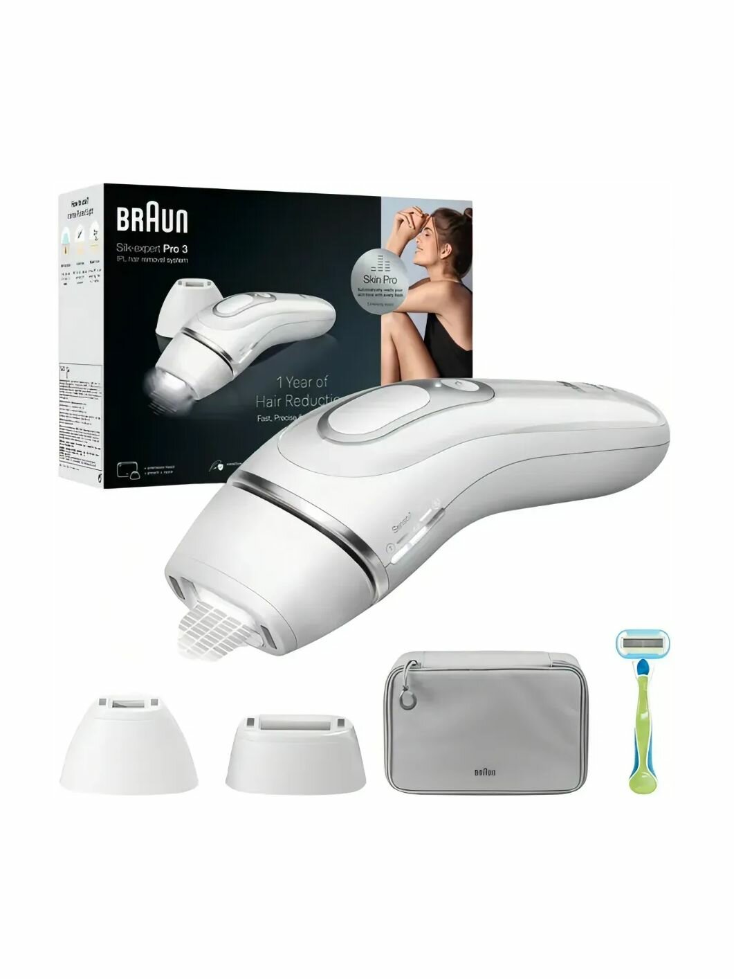 Фотоэпилятор Braun Silk-expert Pro 3 IPL PL3122 White