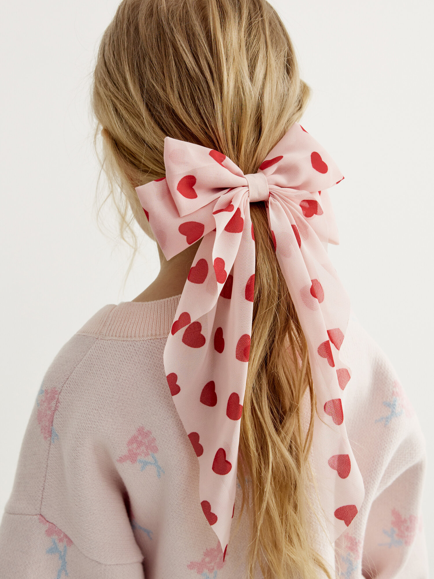 Заколка для волос с бантом детская