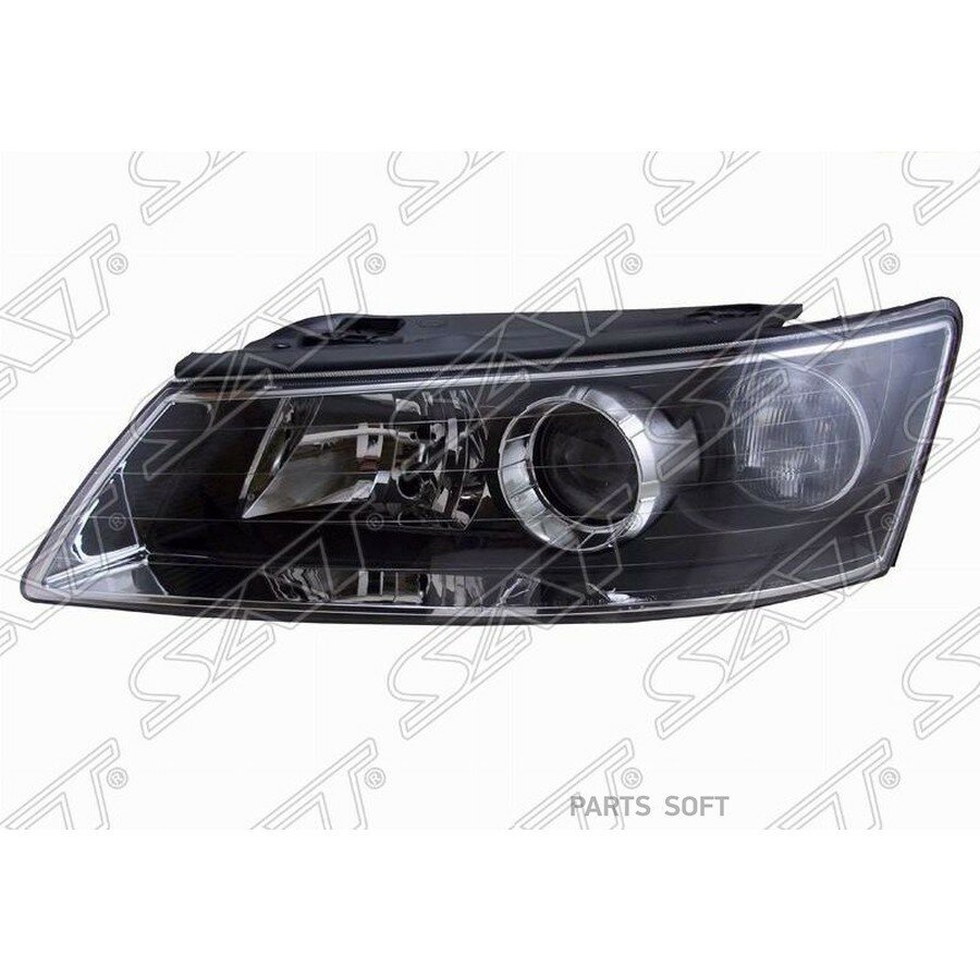 Фара Hyundai Sonata 04-07 (Слева/ Галоген/ Под электрокорректор) от официального дистрибьютора, SAT, артикул ST2211138L