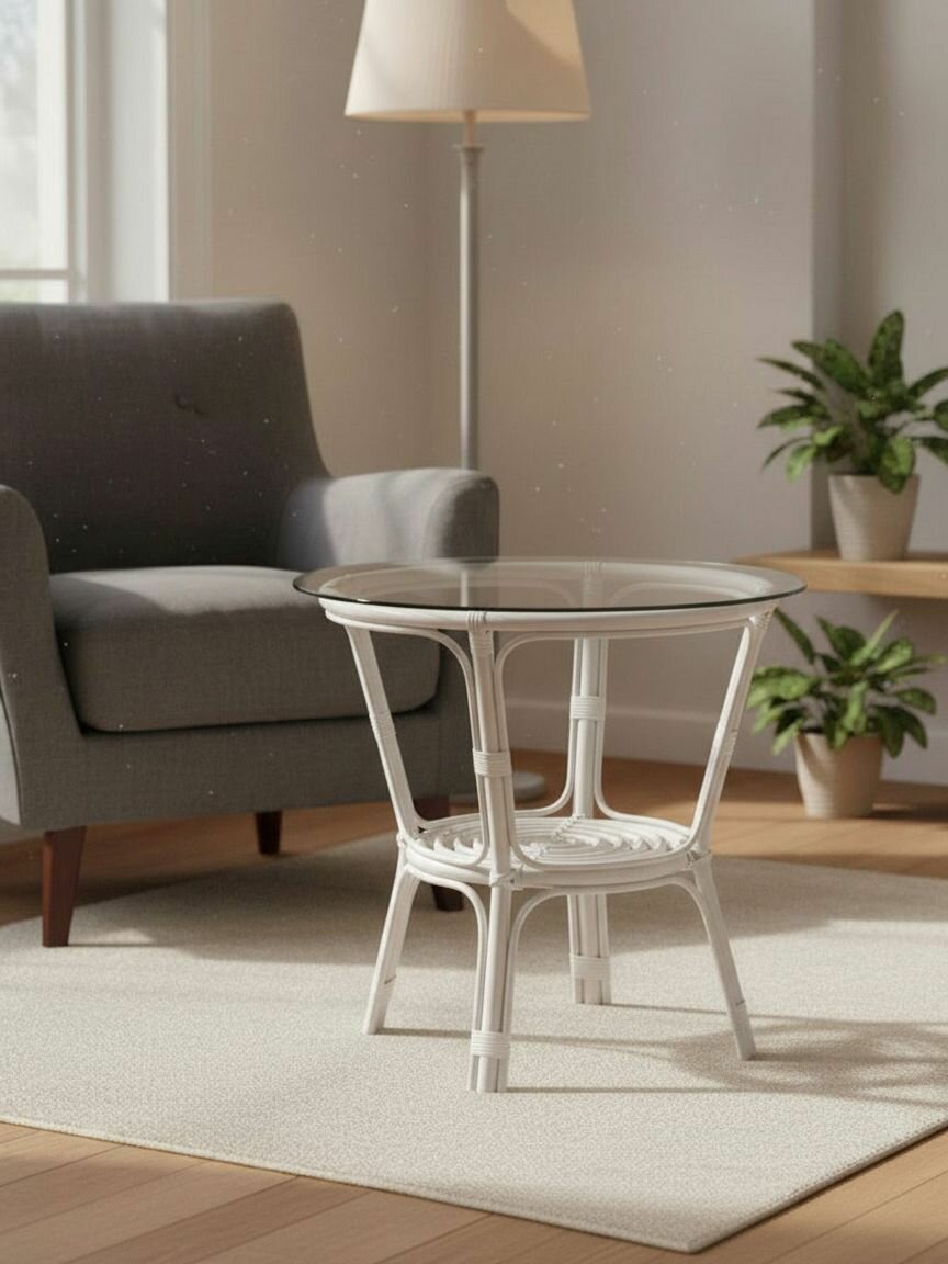 Стол плетёный из ротанга