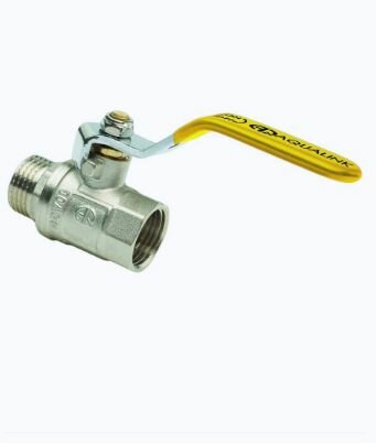 Кран шаровой для газа муфта/резьба (рычаг) AQUALINK 1/2"