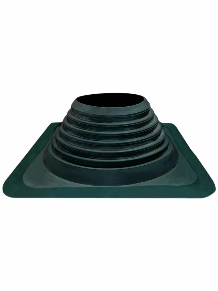 Манжета кровельная прямая №8 178-330 мм, EPDM, 420*420 мм зелёная