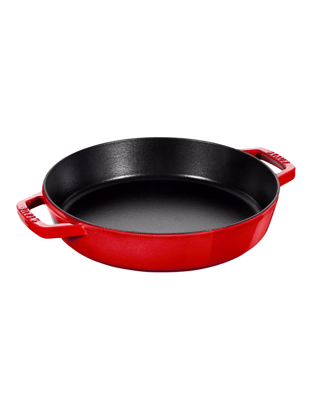 Сковорода чугунная Staub 26 см, цвет вишневый, для всех типов плит