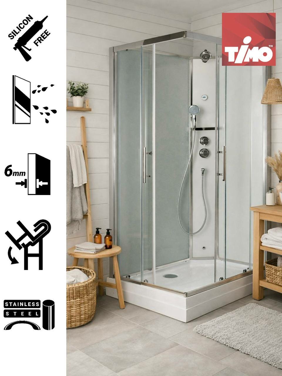 Душевая кабина 120 на 80 ILMA102R
