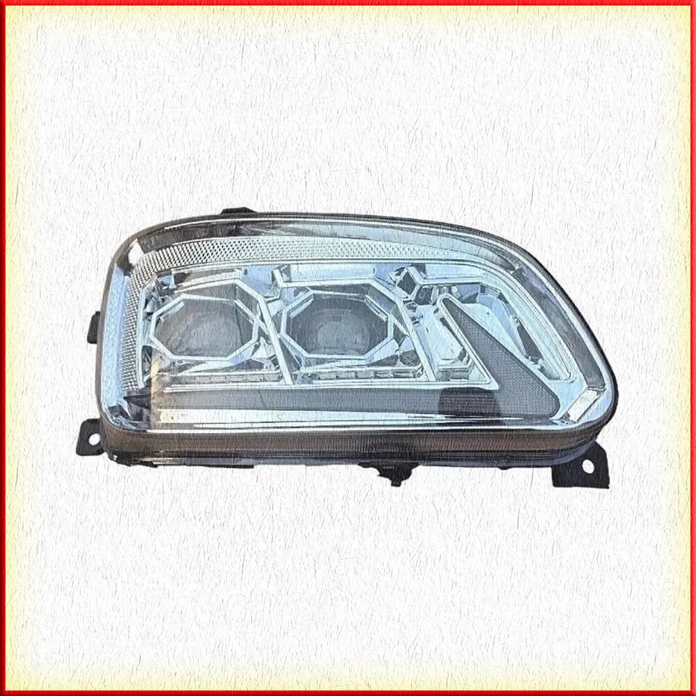 Фара автомобильная HINO 500 700 для легковых автомобилей, 1 шт, черная, серебристая