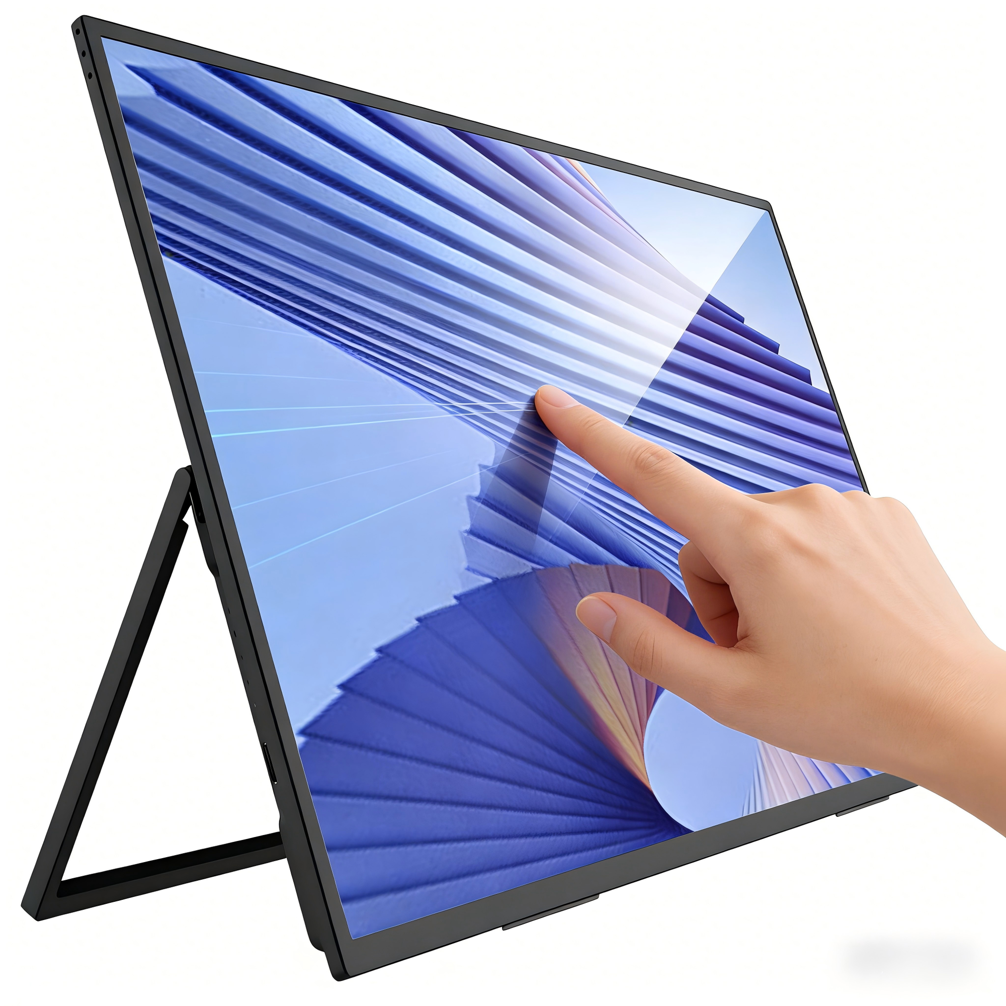 Сенсорный портативный монитор 15,6 дюймов 1080P – ультратонкий, однокорпусный, класс энергоэффективности А