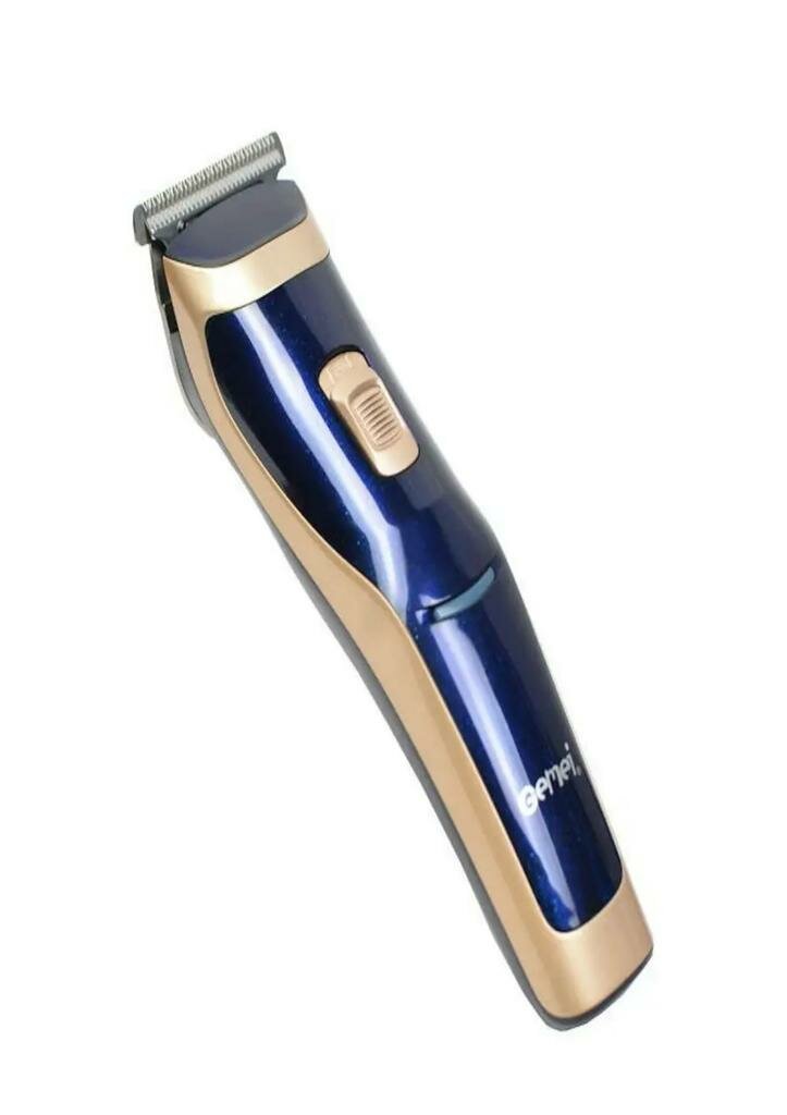 Машинка для стрижки Gemei GM-6005, с насадками, нержавеющая сталь, 4 цвета
