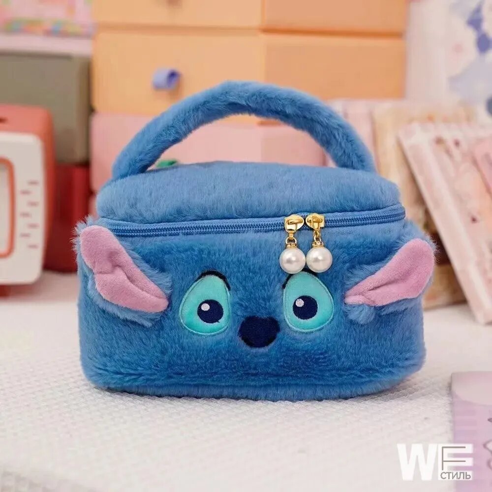 Мягкая игрушка Стич (Stitch) плюшевая, мягкая игрушка для детей, синяя, 25 см