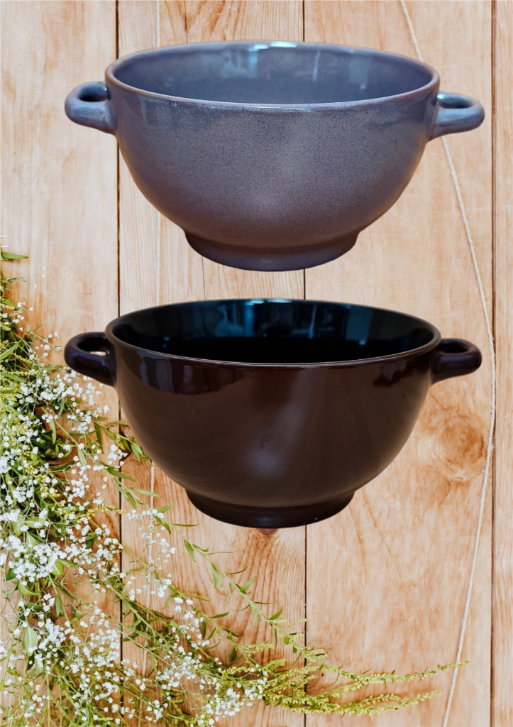 Бульонница супница с ручками 2 штуки 650 мл