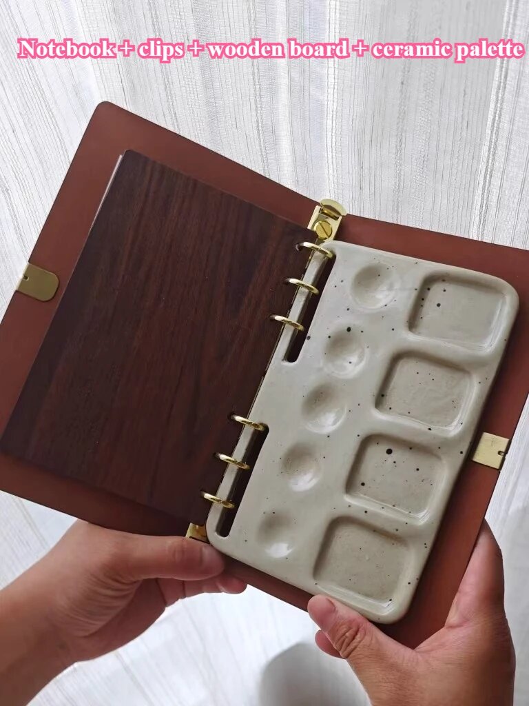 Керамическая акварельная палитра XS-5263 Sketching set