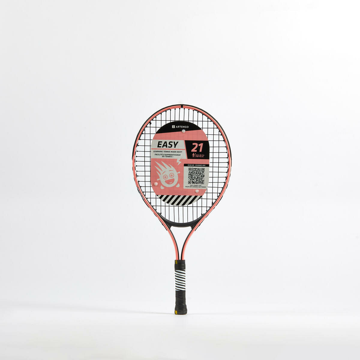 Decathlon Детская теннисная ракетка Artengo Easy TR130 Jr, размер: 21, цвет розовый/черный
