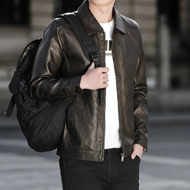 Куртка кожаная