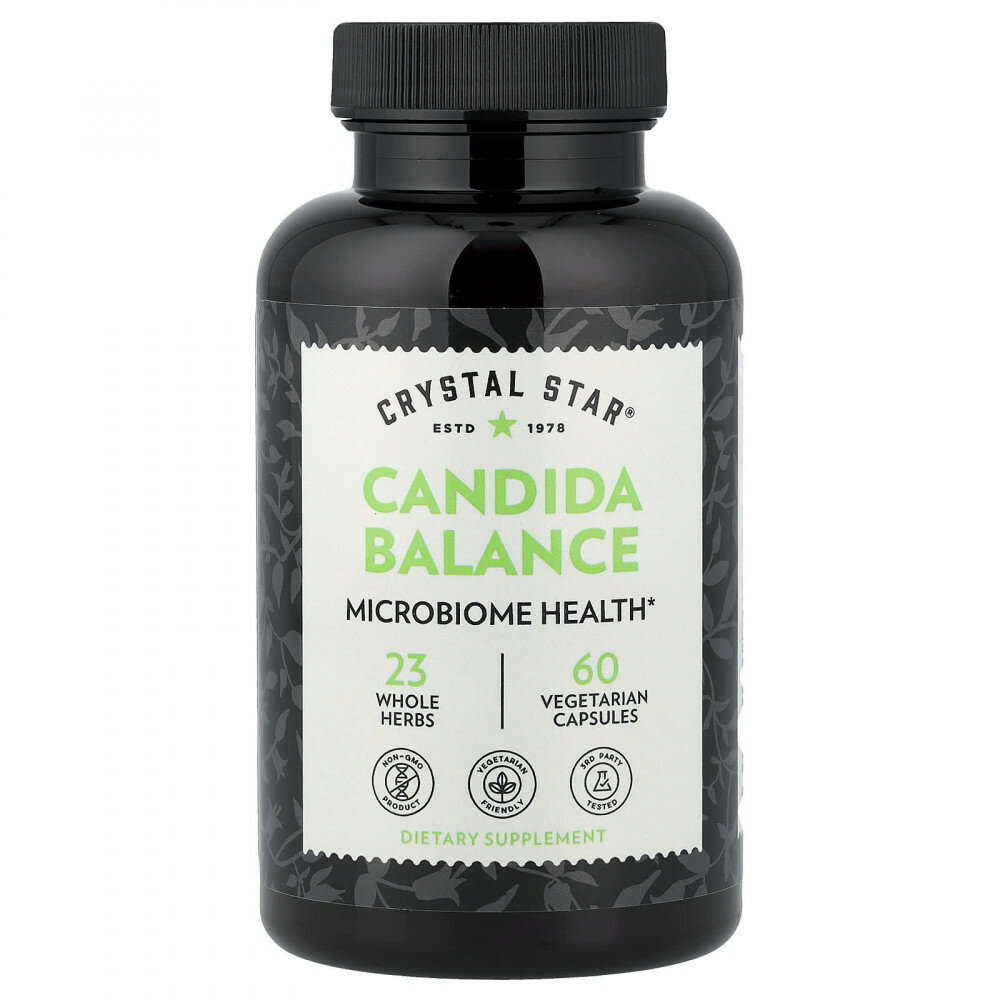 Crystal Star, Candida Balance, 60 вегетарианских капсул