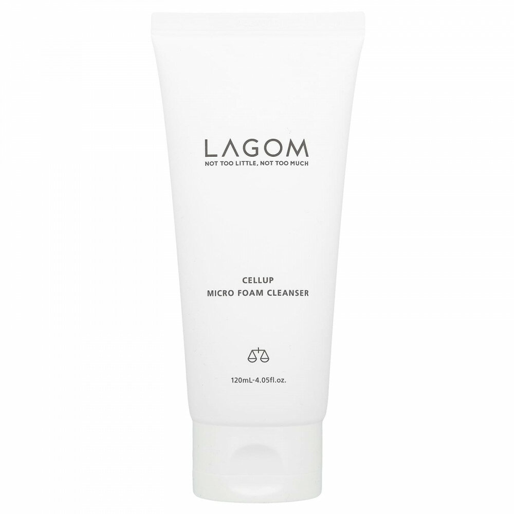 LAGOM, Cellup Micro Foam Cleanser, 120 мл (4,05 жидк. Унции)