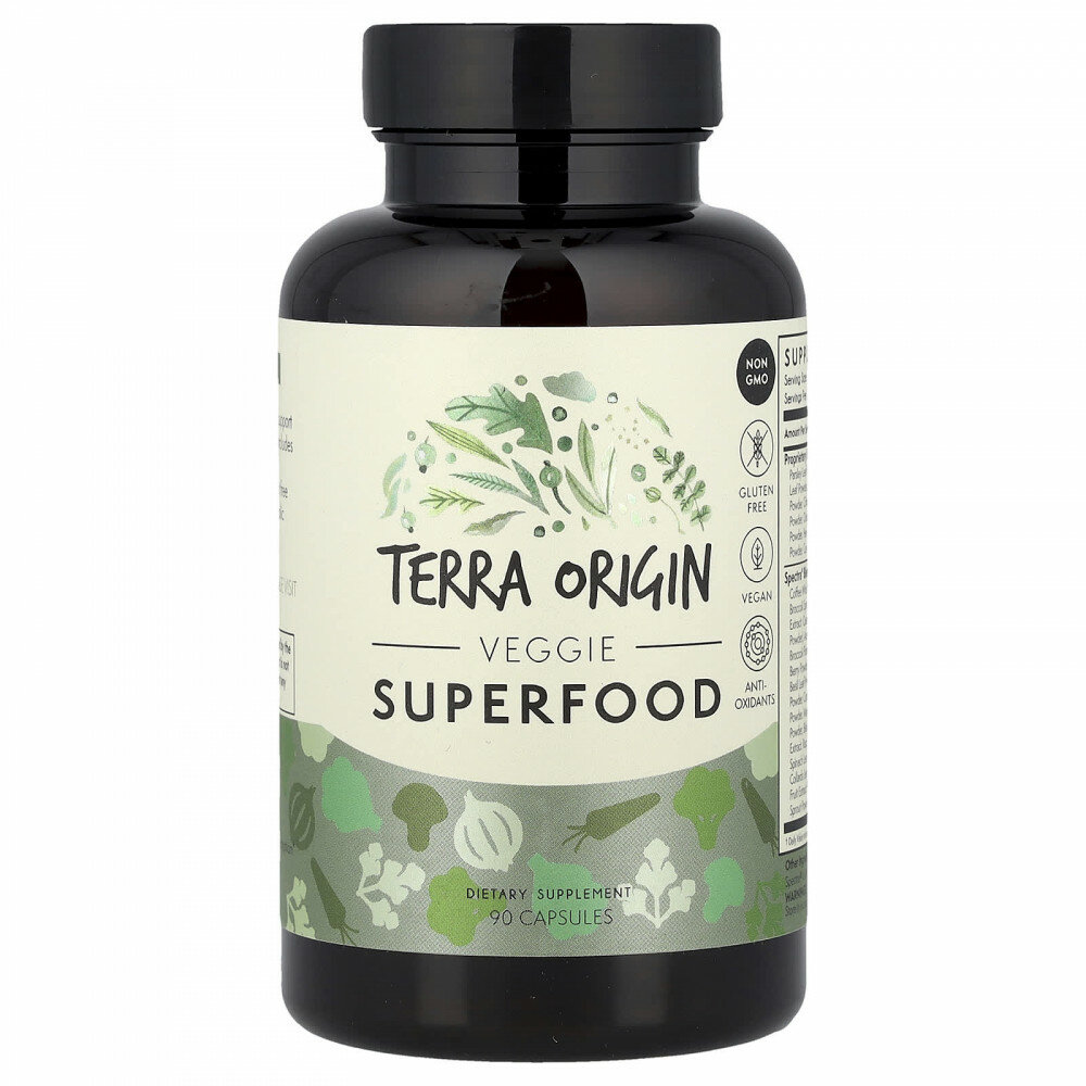 Terra Origin, Вегетарианский суперфуд`` 90 капсул