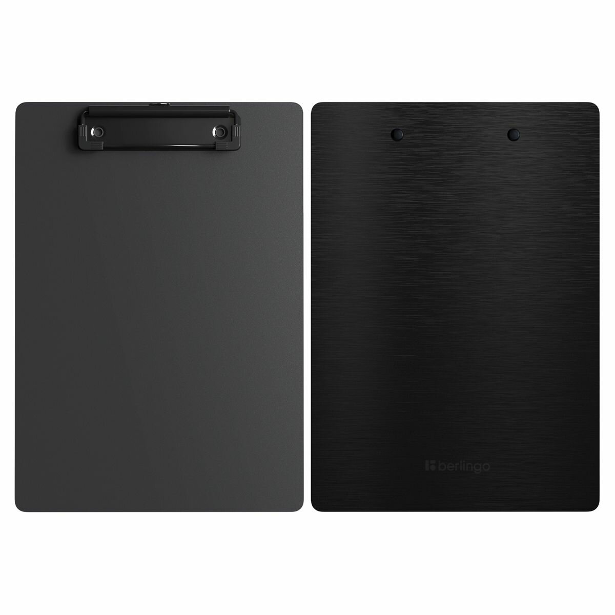 Планшет BERLINGO А5+, "Steel&Style" пластик, черный PPf_94011