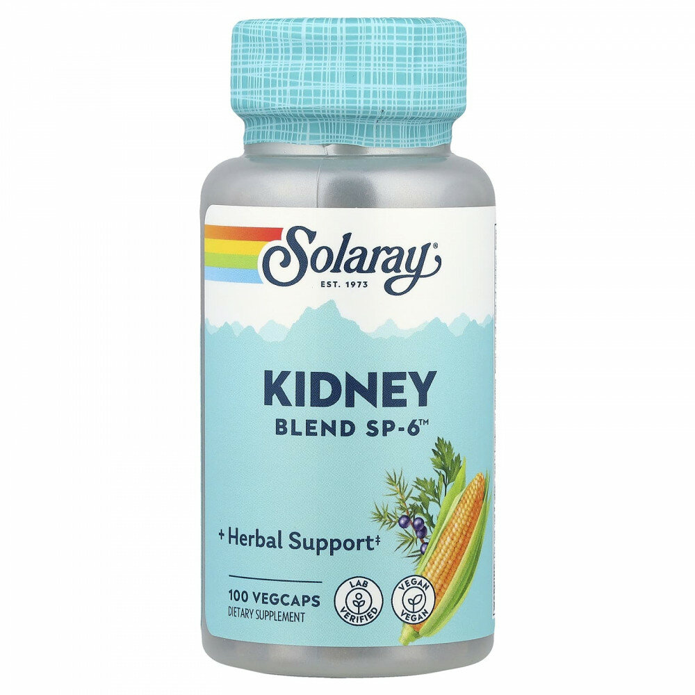 Solaray, Kidney Blend SP-6, 100 растительных капсул