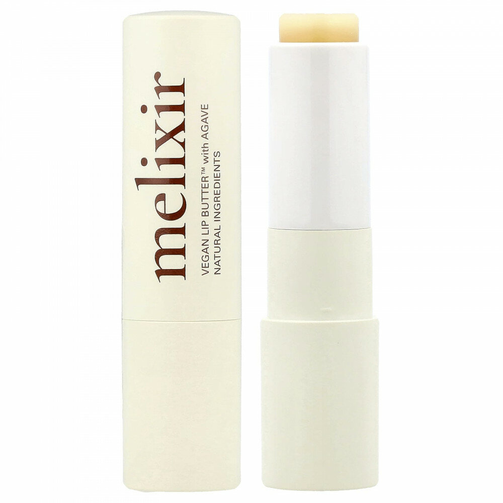 Melixir, Vegan Lip Butter™ с агавой, вкус агавы, 3,9 г (0,13 унции)