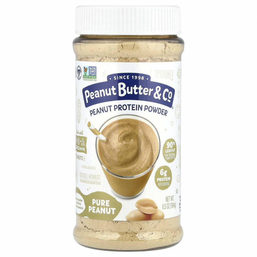 Peanut Butter & Co, Арахисовый порошок, чистый арахис, 184 г (6,5 унции)